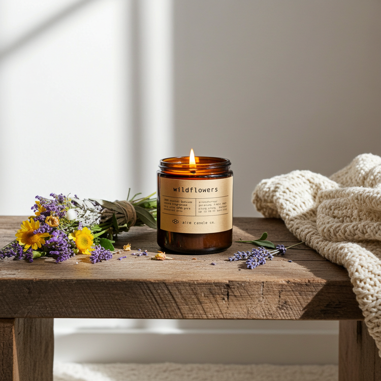 Non-Toxic Beeswax Candles & Essential Oil Fragrance | aire candle co.